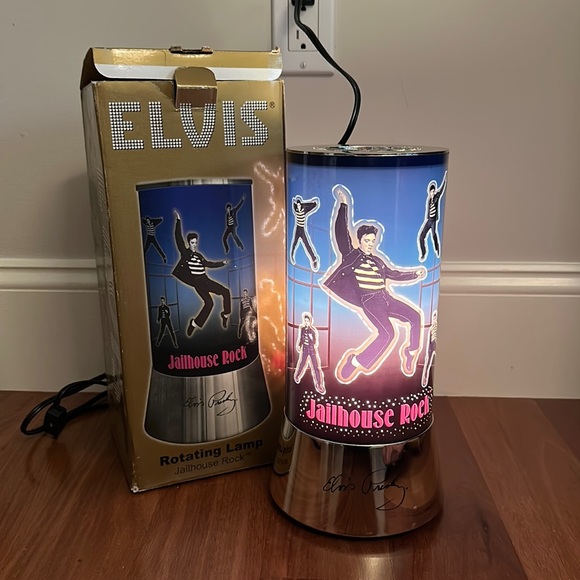 Accents | Elvis Presley Jailhouse Rock Rotating Lamp | Poshmark